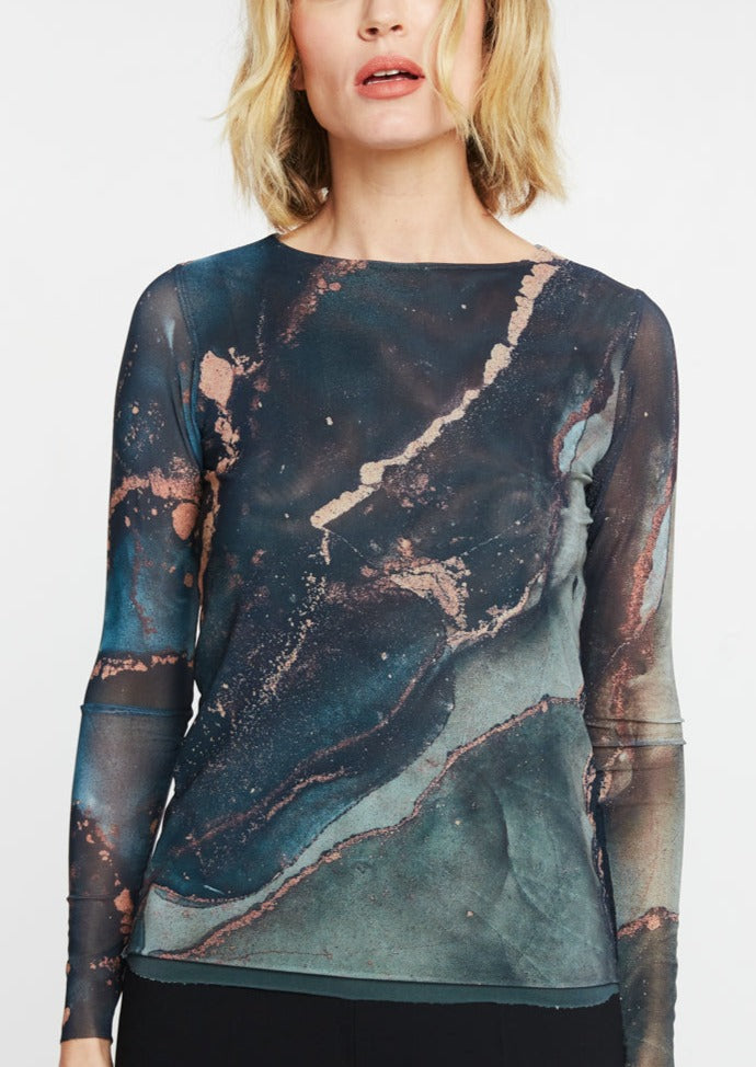 Jade - Florence Double Sheer Top – AMB Designs