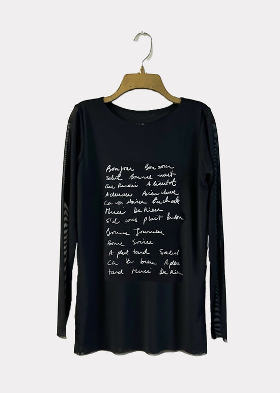Parlez-Vous - Florence Double Sheer Top – AMB Designs